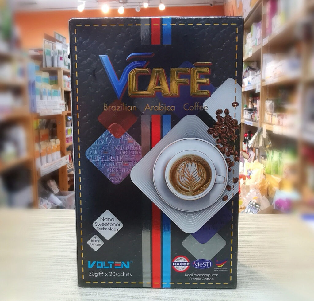 VOLTEN Halal VCafe Brazilian Arabica Coffee with Black Ginger ...
